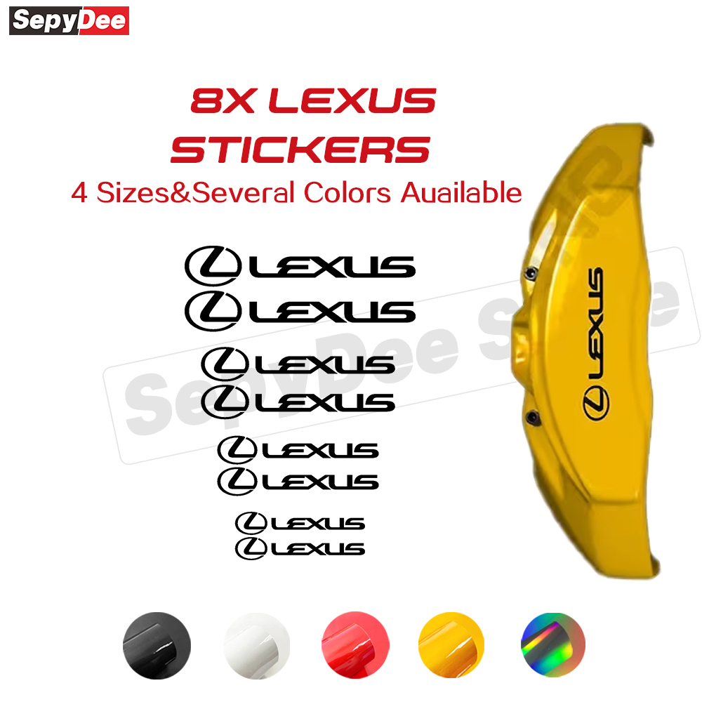 8x Brake Caliper Decal Sticker Waterproof And High Temperature ...