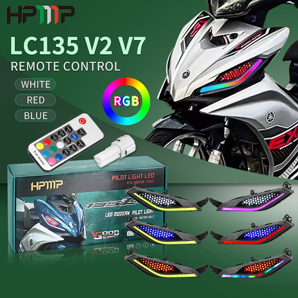 HPMP NEW LC135 V2-V7 LED PILOT LAMP REMOTE CONTROL RGB SIGNAL DAYLIGHT LED WATER RUNNING FLOWIN ...