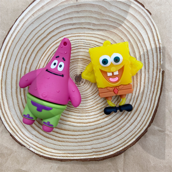 Customized Cartoon SpongeBob And Patrick Star Silicone USB High Speed ...