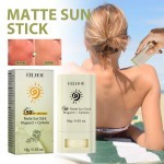 EELHOE Matte Sun Stick Sunscreen Refreshing SPF 50+ UV Protective Oil-Control Isolate ...