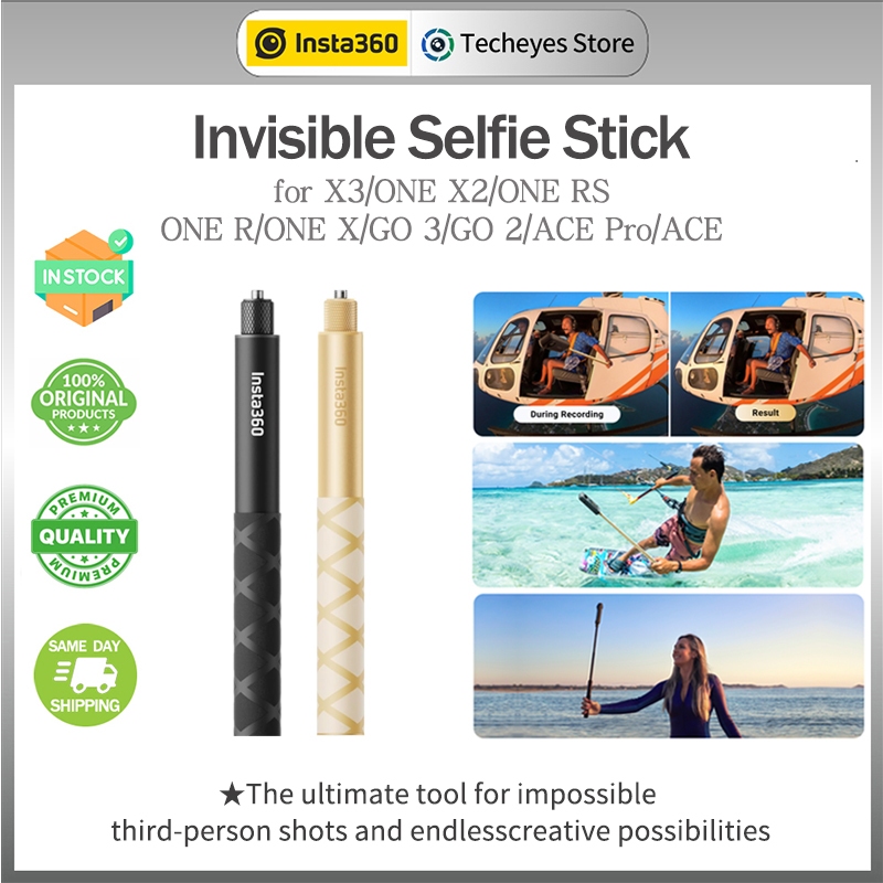 【NEW Version】 Original Insta360 114cm Invisible Selfie Stick for X4/X3 ...