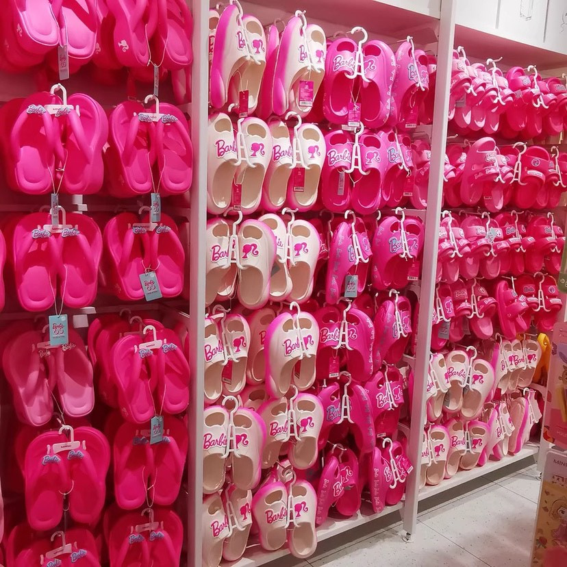 Miniso Premium barbie Series barbie Bathroom Slippers Female Home ...
