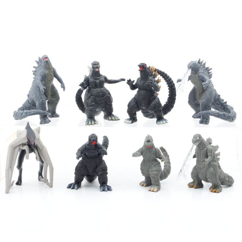 8Pcs/Set 5cm Movie Godzilla: King of Monsters Figure Godzilla Muto ...