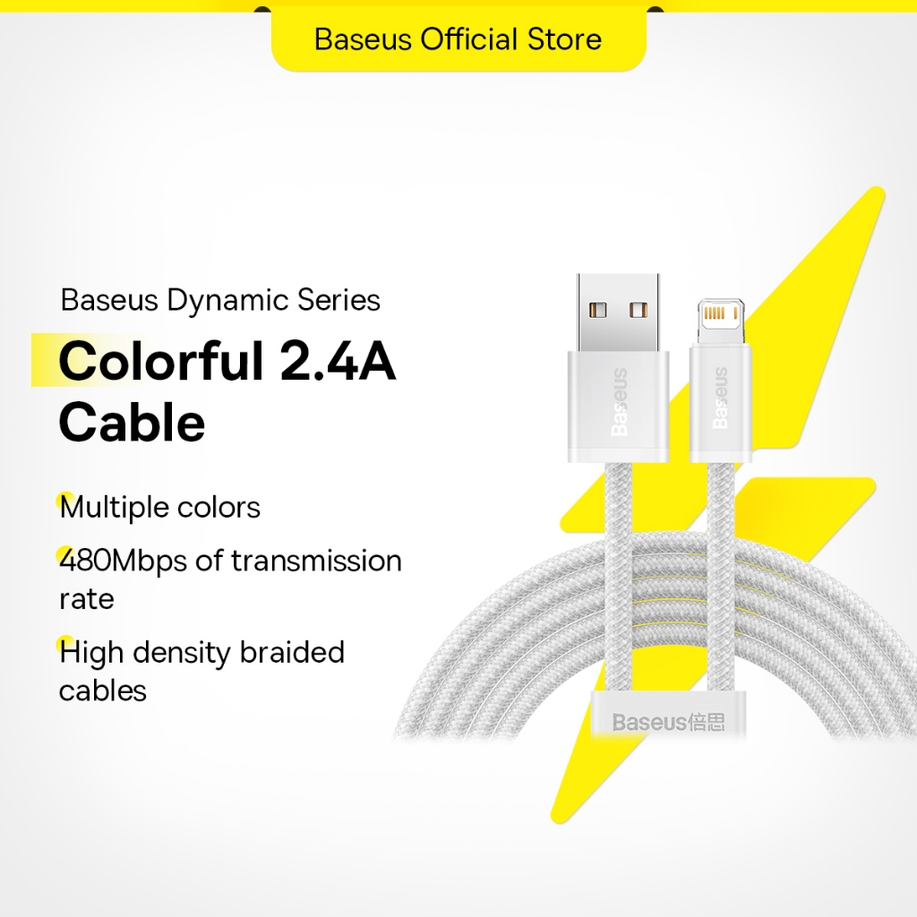 Baseus Dynamic Series 2 4a Fast Charging Data Cable Usb To Ip Cable