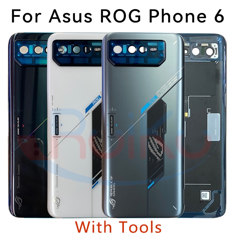 Original New For Asus ROG 6 6D Battery Cover Housing Camera lens For ...