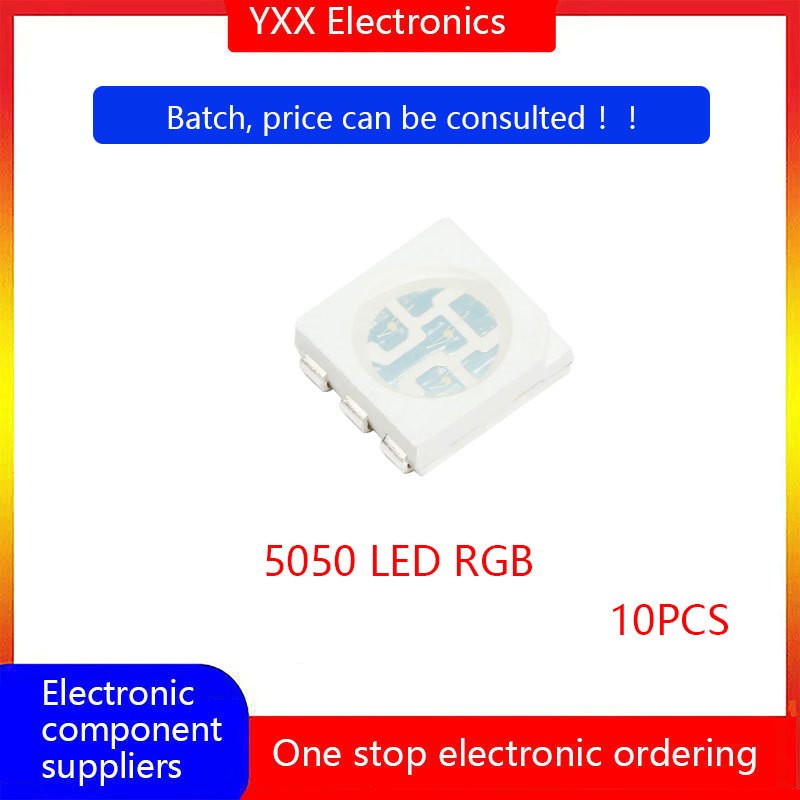 Original genuine 5050 SMT LED light with seven colors, RGB full color ...