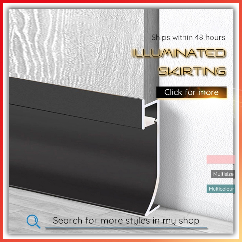 Aluminum Alloy Luminous Light with Light Skirting Line with Led Light ...