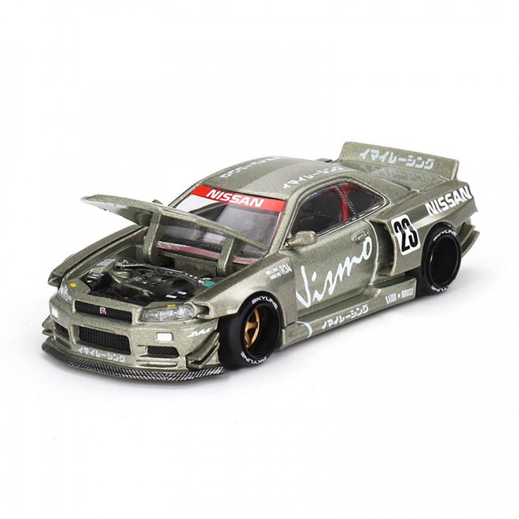 Mini GT KHMG103 1/64 NISSAN SKYLINE GT-R R34 KAIDO WORKS V4 DIECAST ...