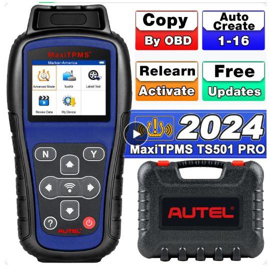 Autel MaxiTPMS TS501 PRO TPMS Programming Tool, 2024 Newest Tire Service Scanner, Tire Pressure ...