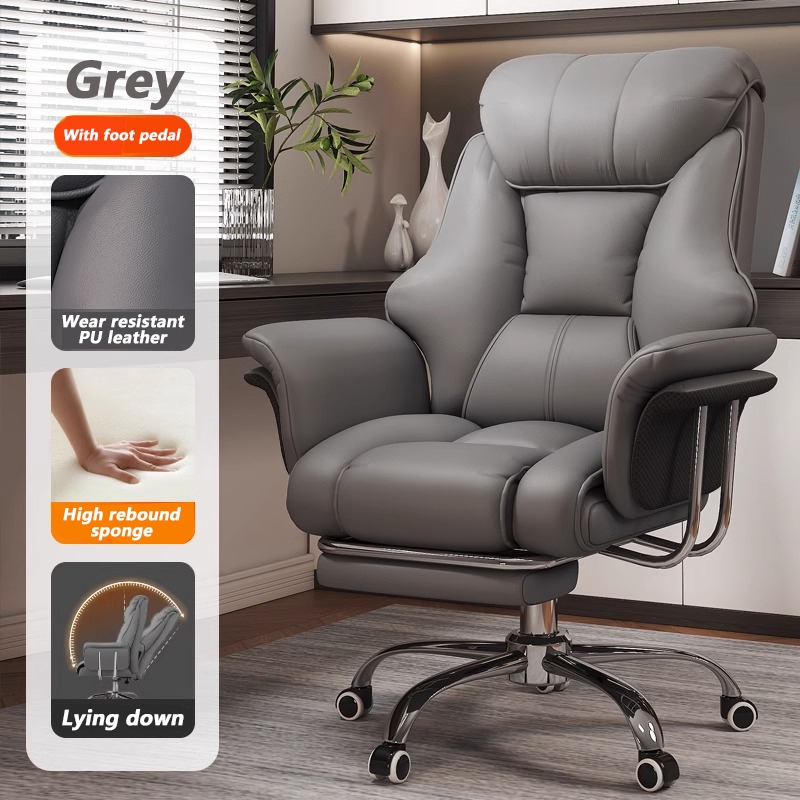 Luxury office chair boss chair bedroom computer chair Adjustable Kerusi ...