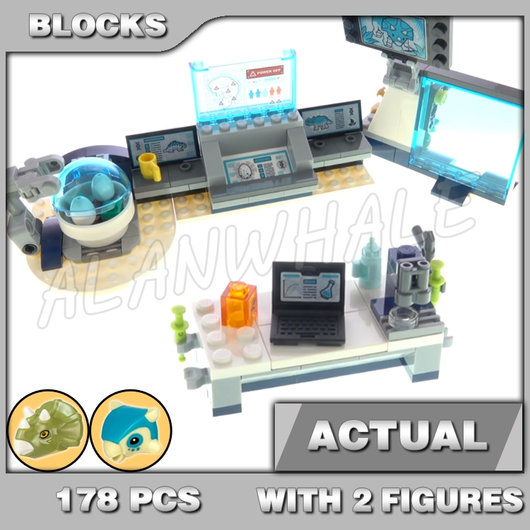 6types Dinosaur Dr. Wu's Laboratory Breakout Chase Biplane Stygimoloch ...