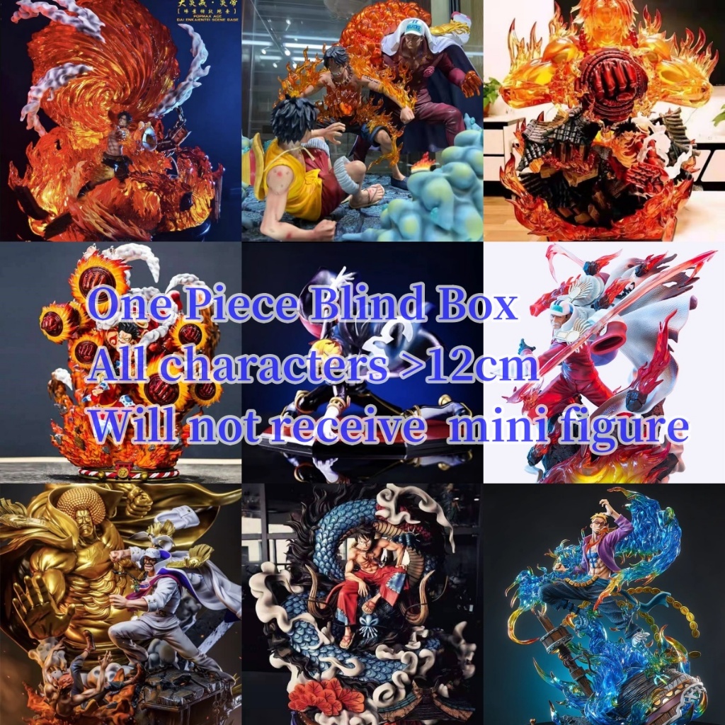 Blind Box Mystery Box One Piece Figure Gear 5 Luffy Ace Zoro Eneru ...