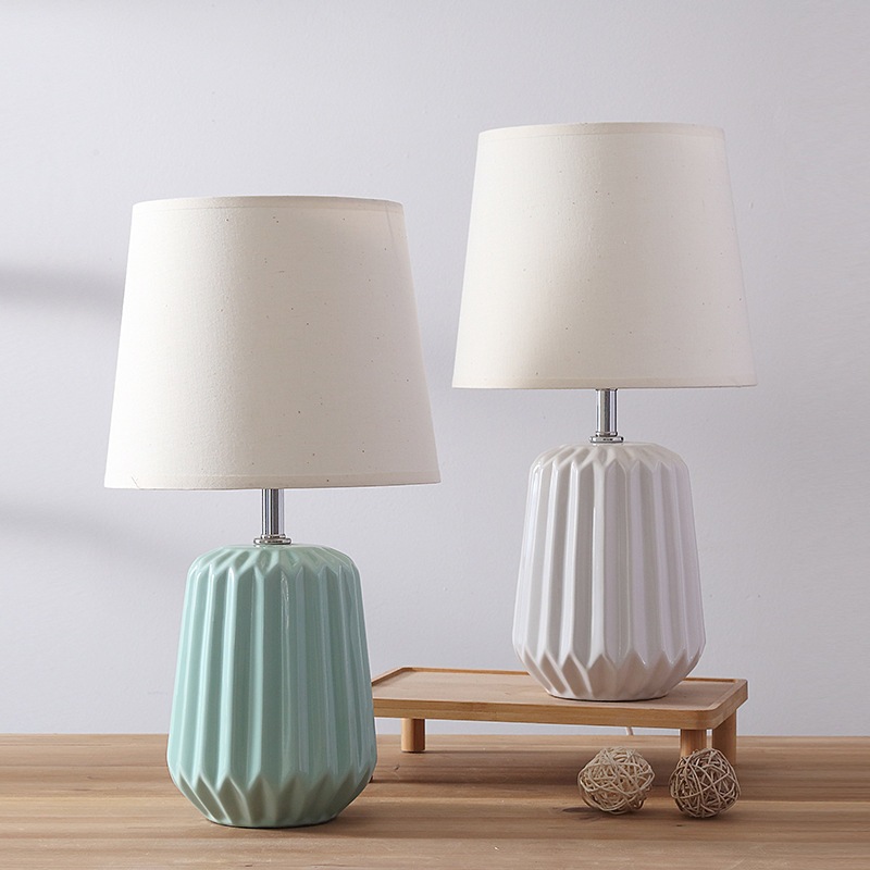 American ceramic table lamp home bedroom living room fashion cozy hotel ...