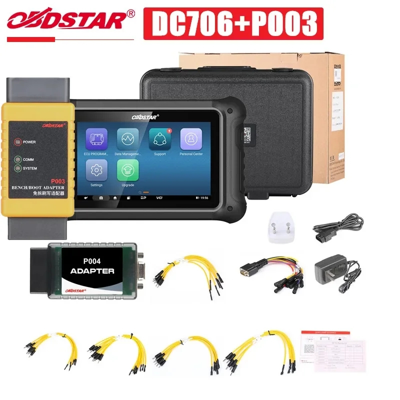 2024 OBDSTAR DC706 ECU Tool Full Version Plus P003+ Adapter and ECU ...