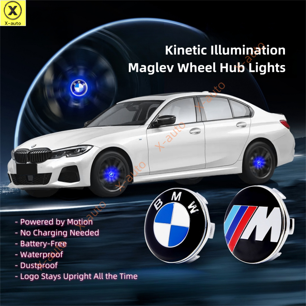BMW Kinetic Illumination Maglev Wheel Hub Lights - Price for 4pcs/Set ...
