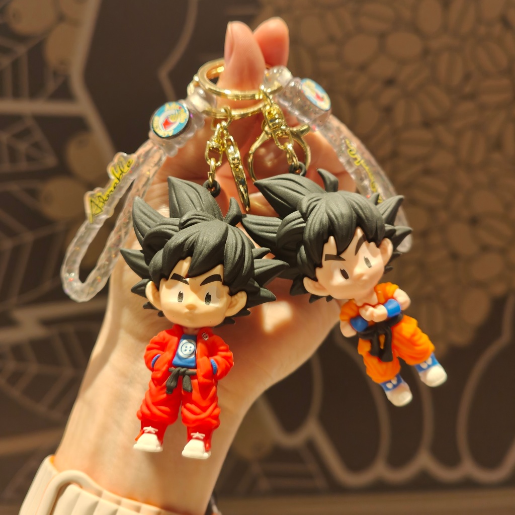 New Cartoon Animation Dragon Ball Son Goku Doll Keychain Son Goku Doll ...