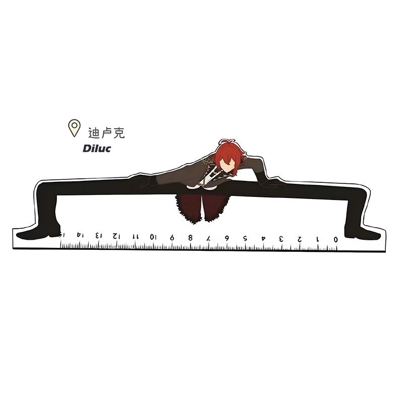 Funny Satoru Gojo Ruler long leg ruler Anime Rulers genshin leg Ruler ...