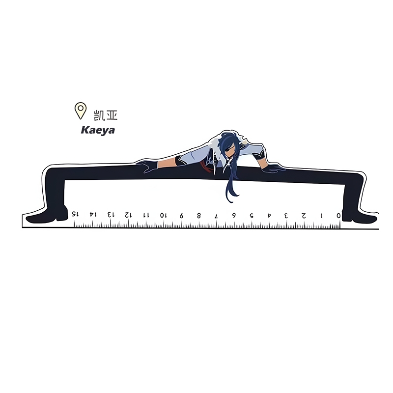Funny Satoru Gojo Ruler long leg ruler Anime Rulers genshin leg Ruler ...