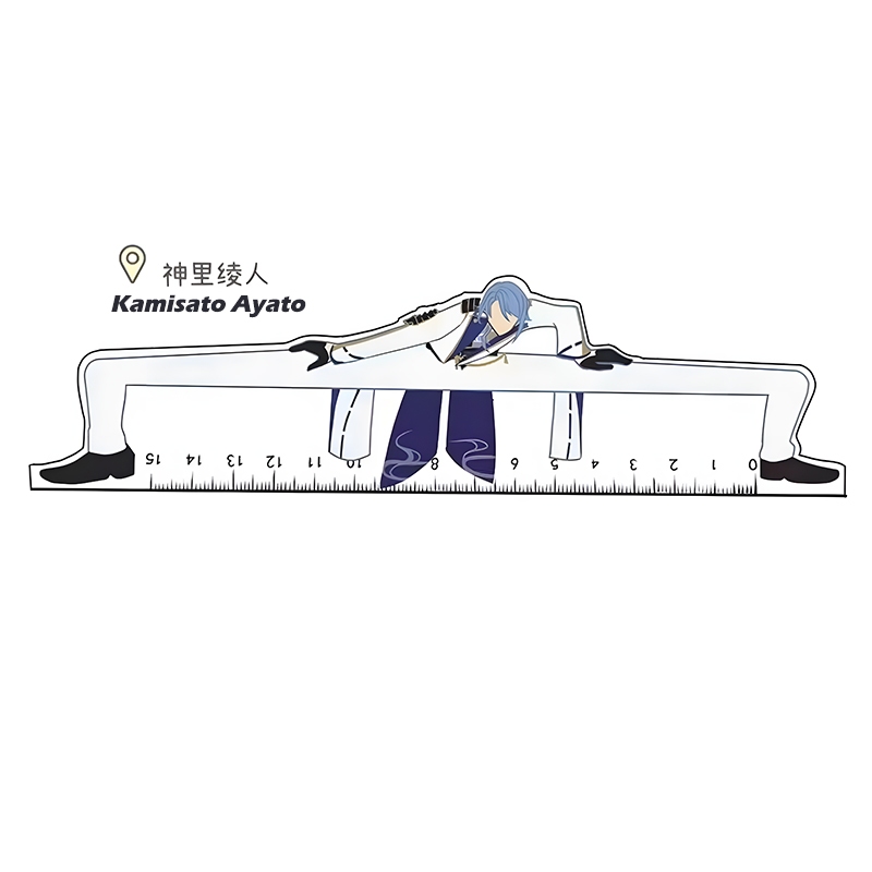 Funny Satoru Gojo Ruler long leg ruler Anime Rulers genshin leg Ruler ...