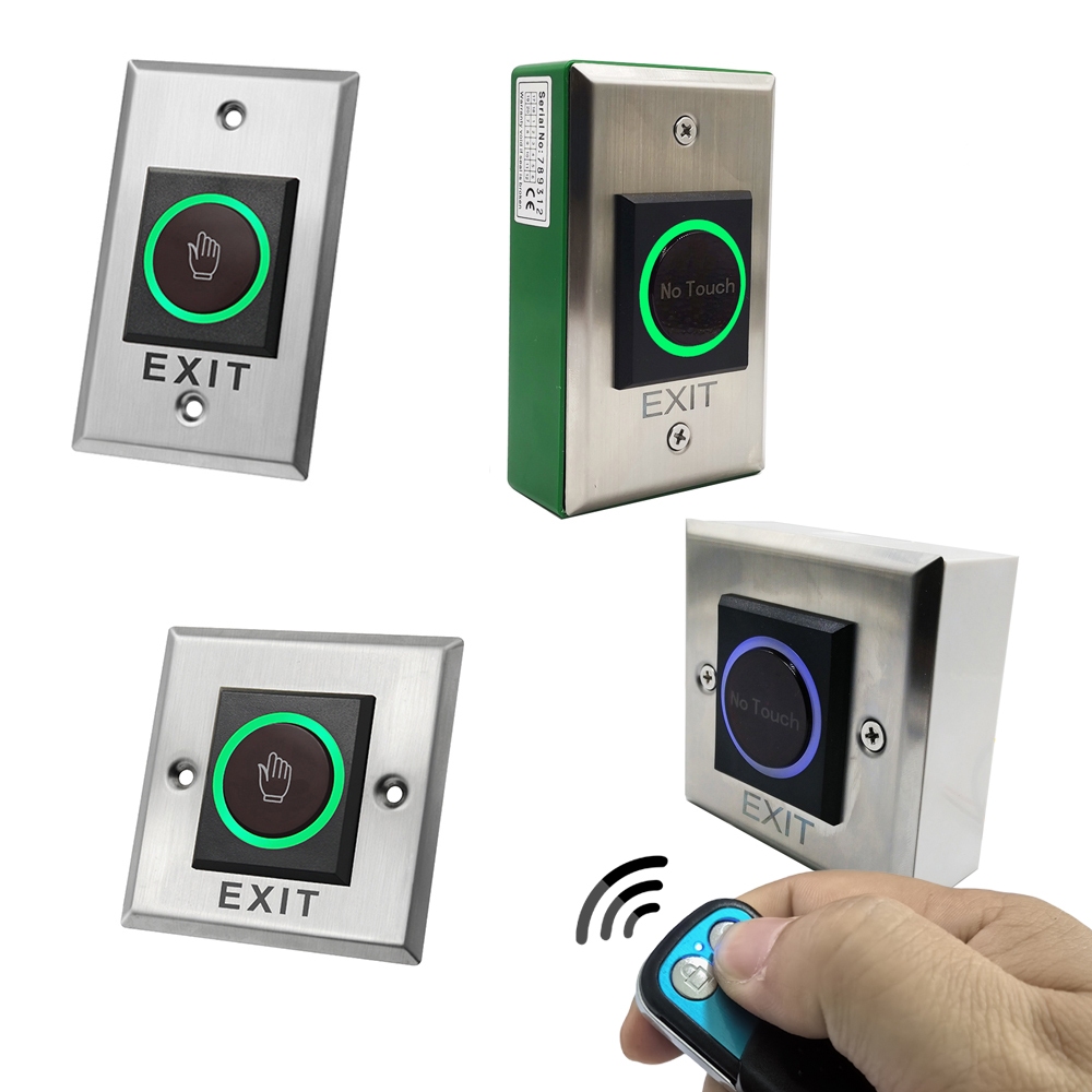 Metal Touchless Door Release Switch IR Contactless Infrared No Touch Exit Button | Shopee Malaysia