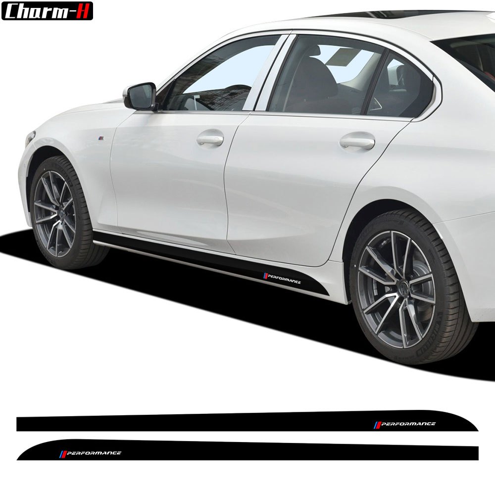 2pcs for BMW 3 Series G20 G21 M Performance Door Side Skirt Racing ...
