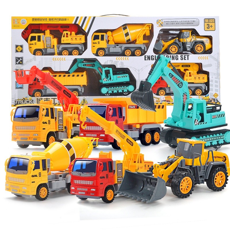 BabyBoss GLW Kid Alloy Model Toy Engineering Crane Construction Truck ...
