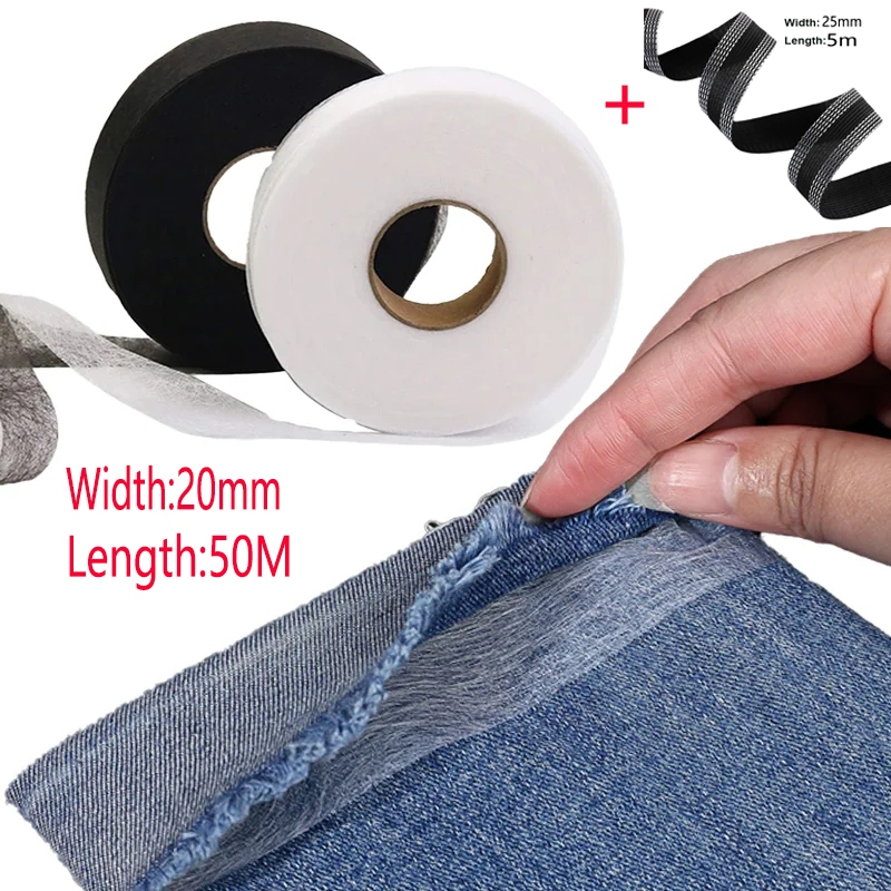New black and white double sided interfacing bonded fabric Clothes ...