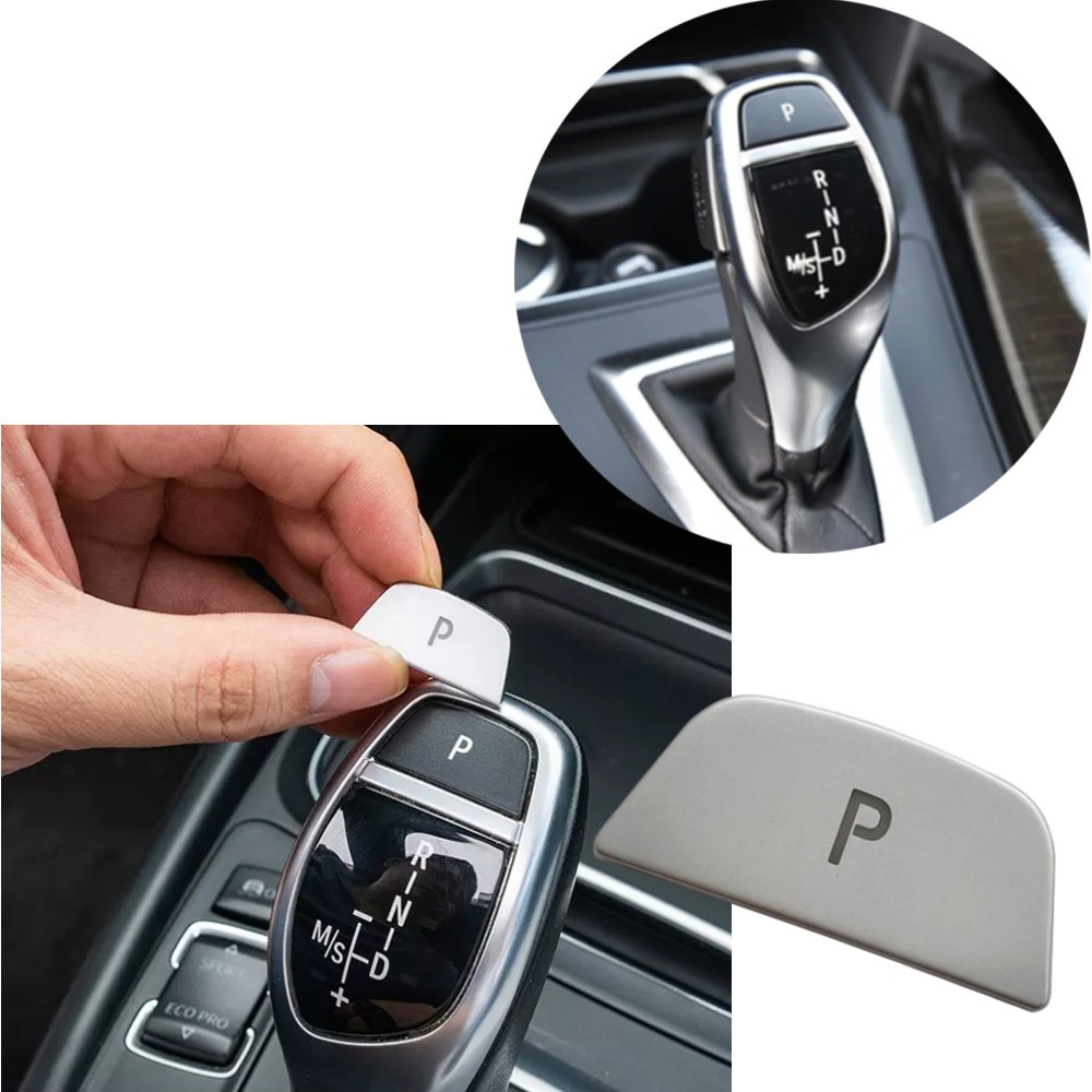 Car Gear Parking P Button Trim Sticker For BMW 1 2 3 4 5 6 7 X3 X4 X5 ...
