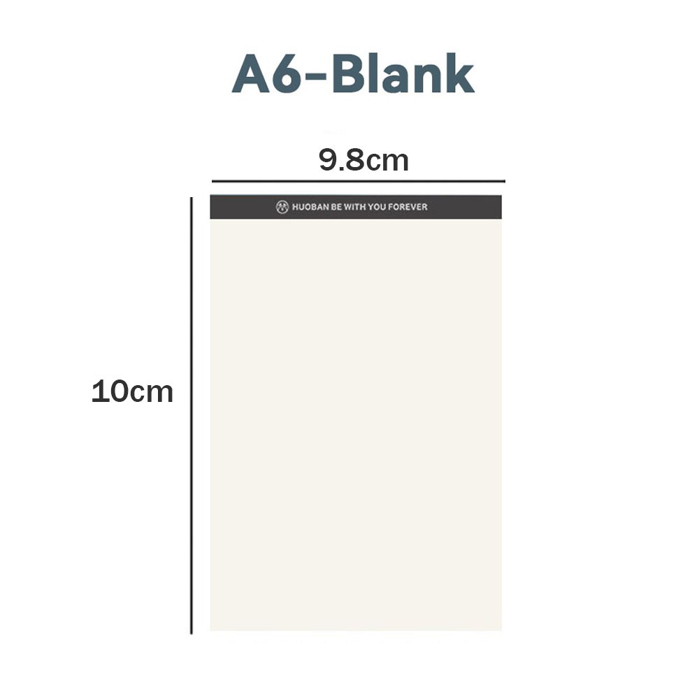 B5 Memo Pads Paper To Do List Journal Notepad Horizontal Blank Notebook ...