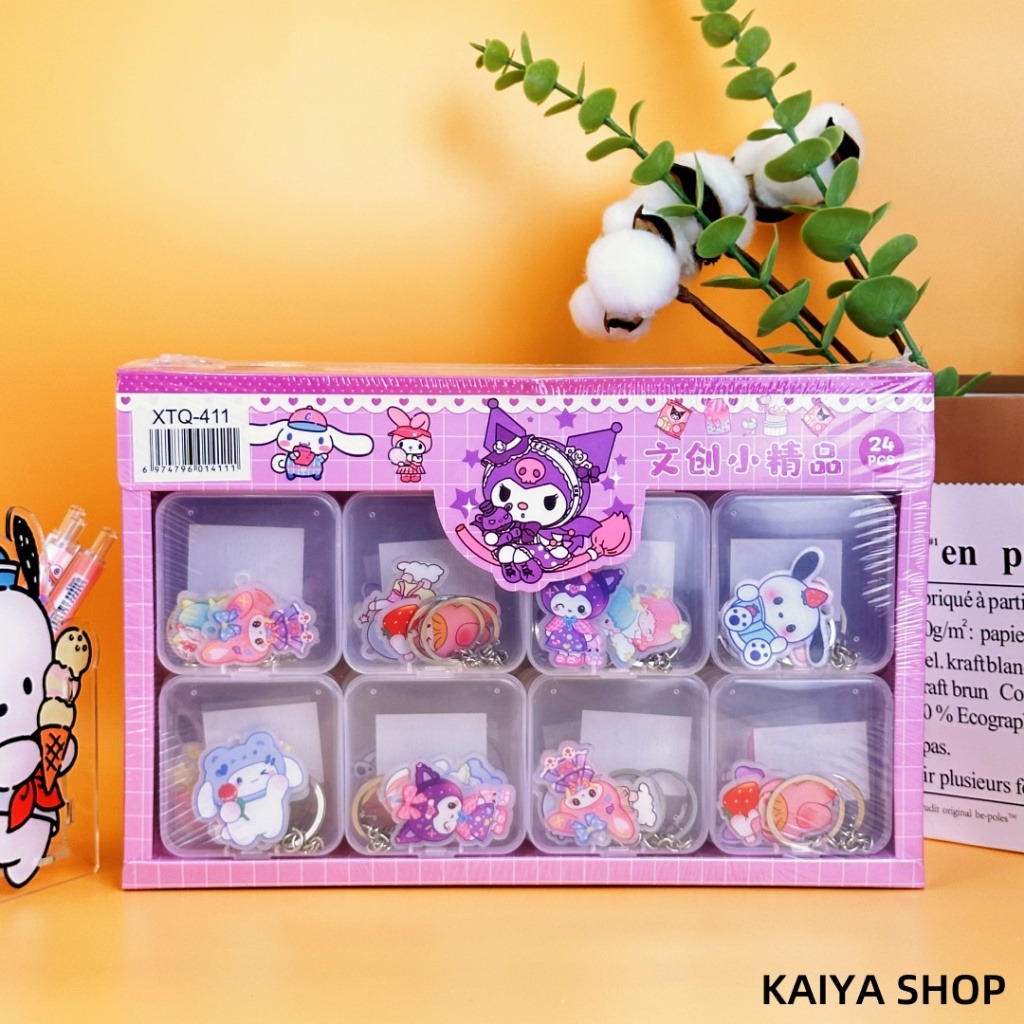 Melody Kuromi Keychain Sanrio Homemade Keychain DIY Melody Coolomi ...