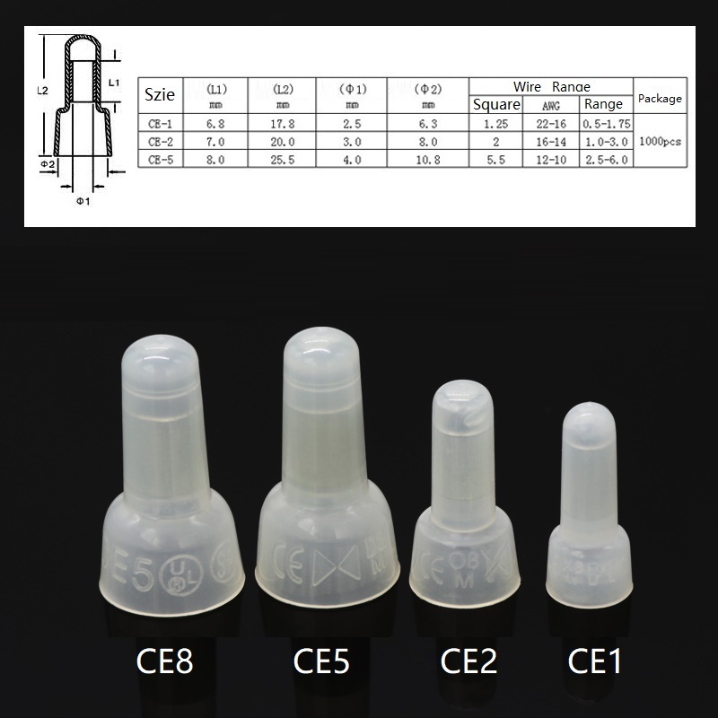 CE Series Wiring Cap Closed Terminal Crimping Cap Central Rotating ...