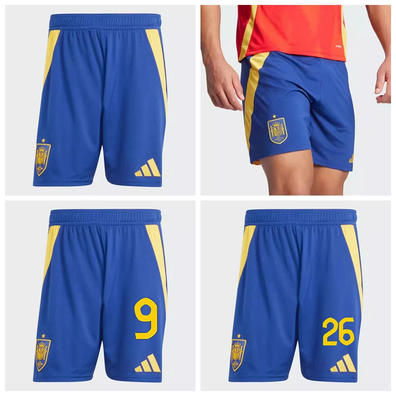 2024-25 Spain Home UEFA European Football Championship Sport Short ...