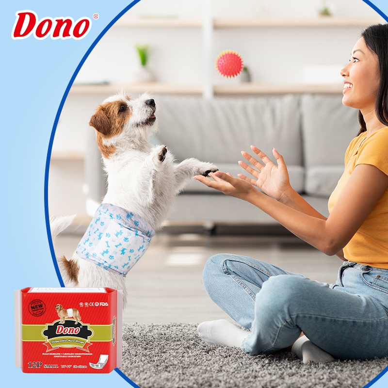 Dono Pet Diaper Pack Full Wrap and Belly Wrap (14/12/10/8 pcs per pack ...