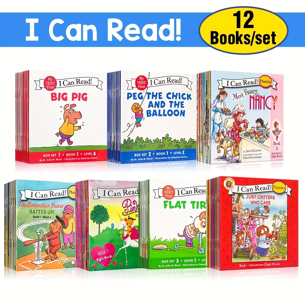 I Can Read Phonics Fun English Book : Includes 12 Mini-Books Featuring ...