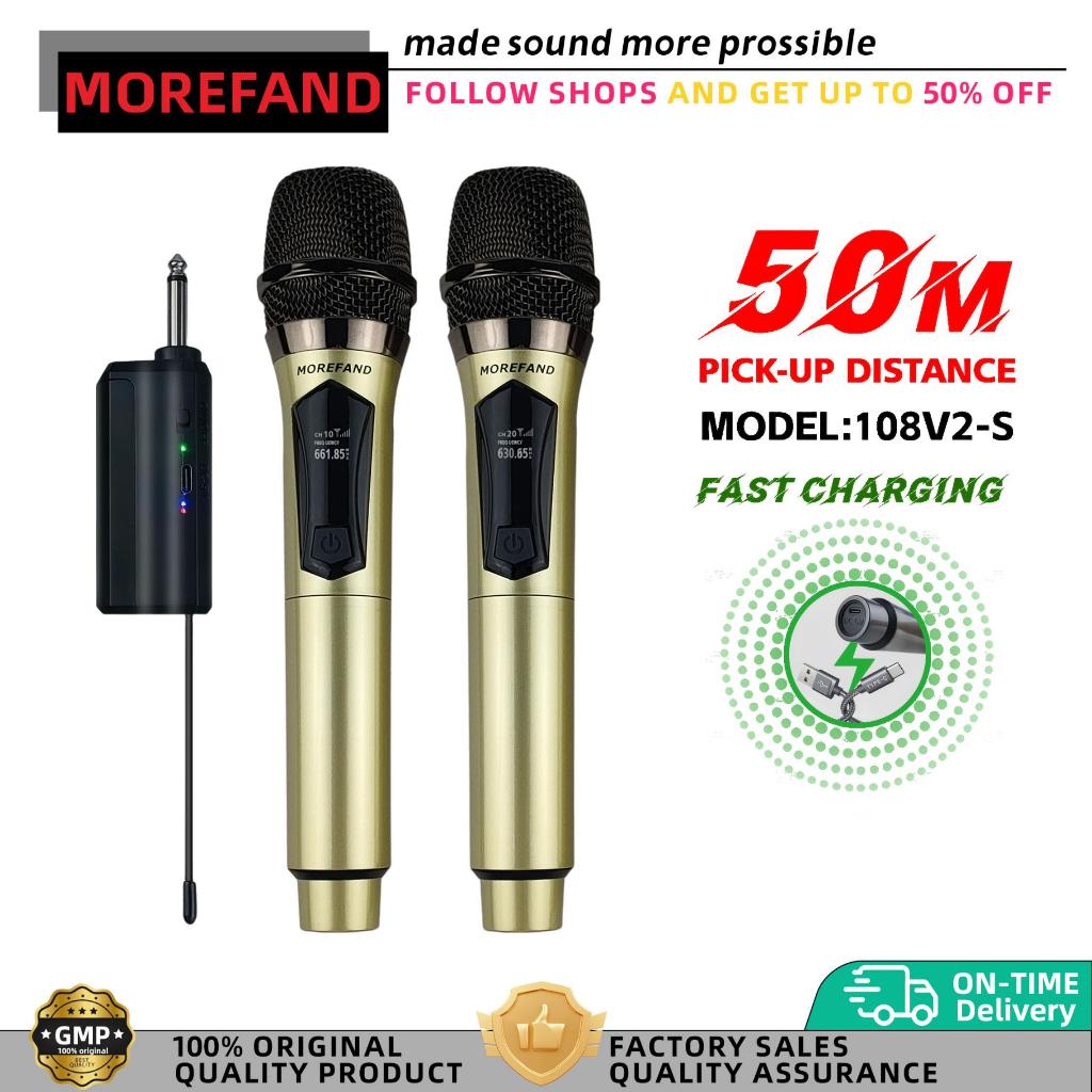 Charging wireless microphone U segment home KTV singing stage host ...