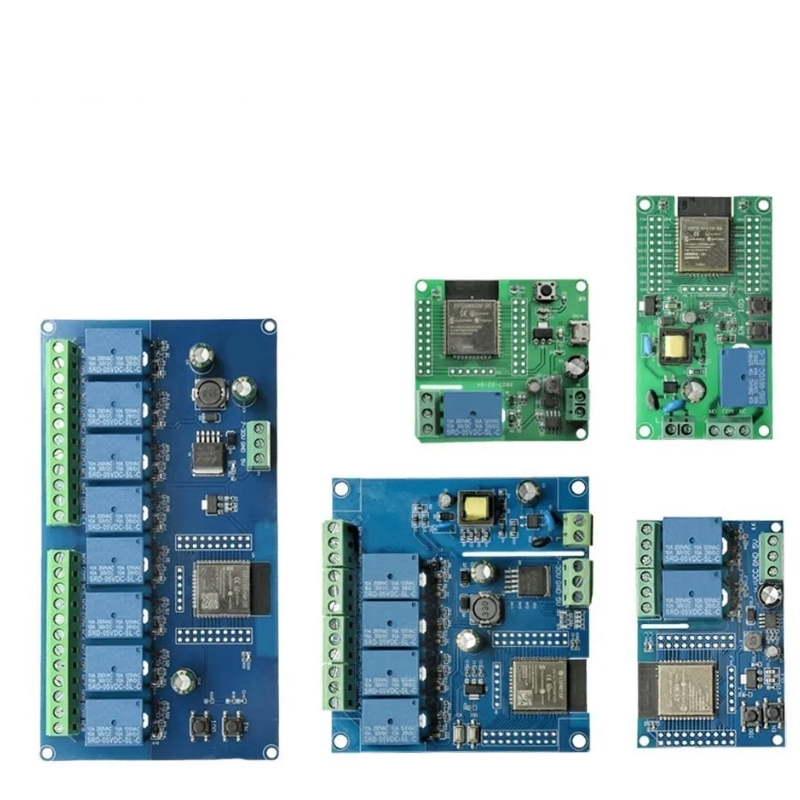 1/2/4/8 Channel ESP32 WIFI Bluetooth-compatible BLE Relay Module AC90-250V/DC5-30V Power Supply ...