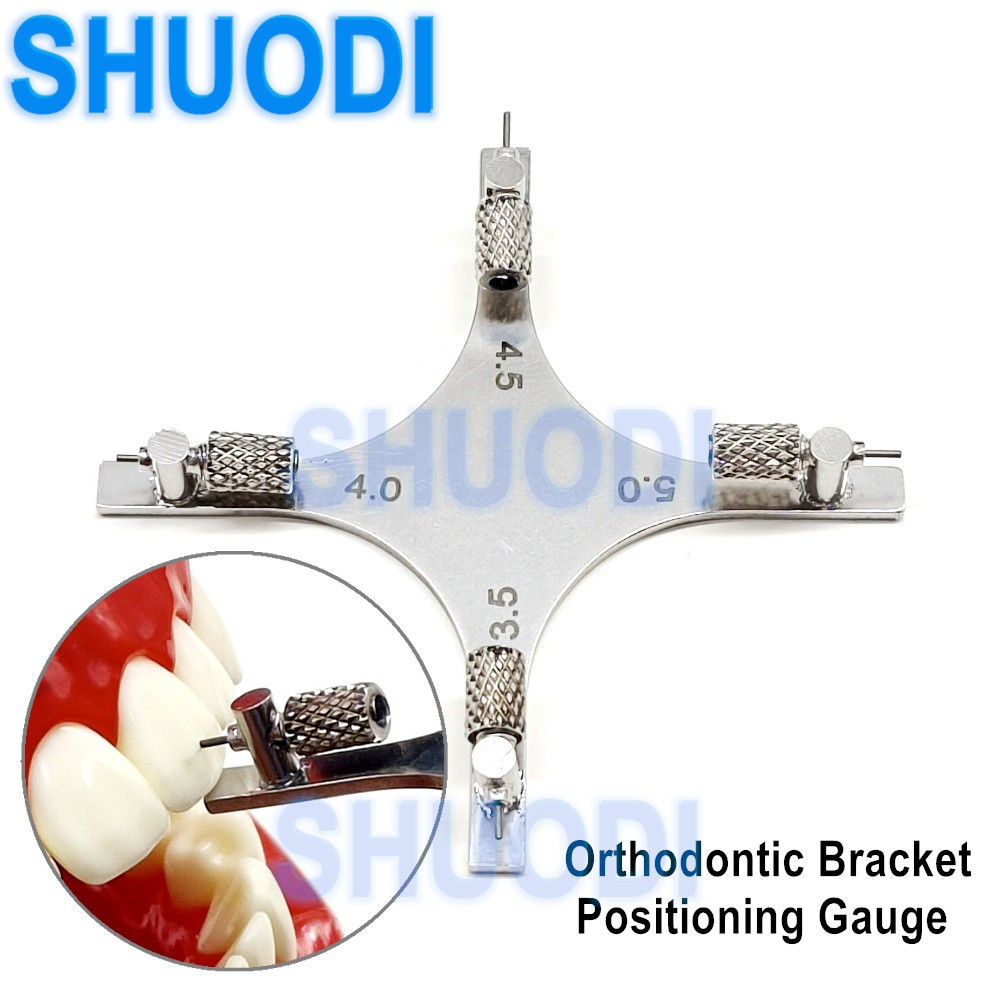 1 piece Stainless Steel Cross Dental Orthodontic Bracket Positioning ...
