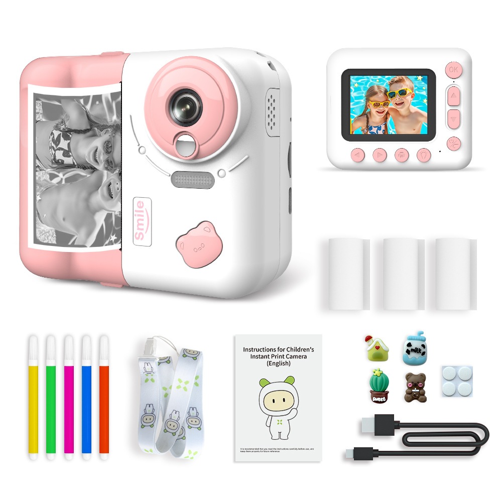 Digital Children Camera For Photography Instant Print Photo Kids ...
