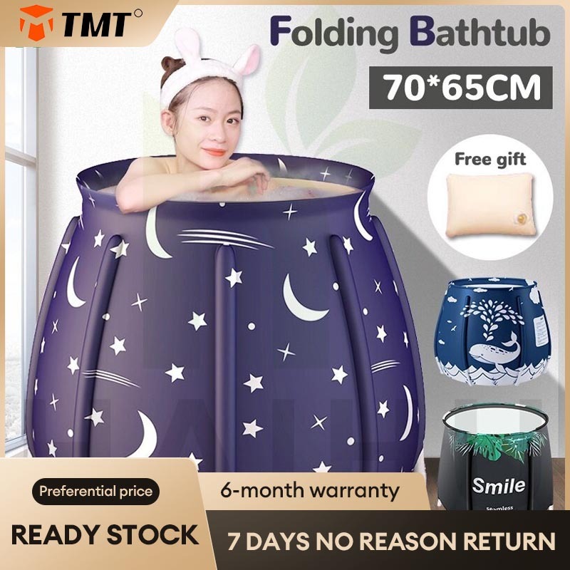 Outdoor Water Bucket Foldable Bath Bucket Household Thickened Bath ...