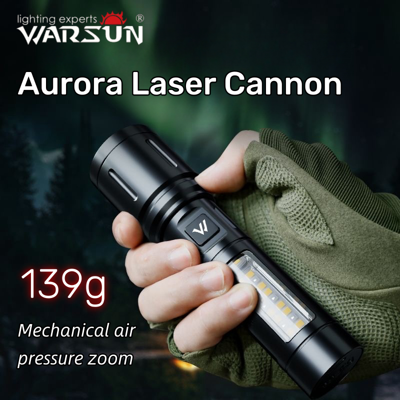 WARSUN 603 LED Flashlight Rechargeable Torch Light Super Bright ...