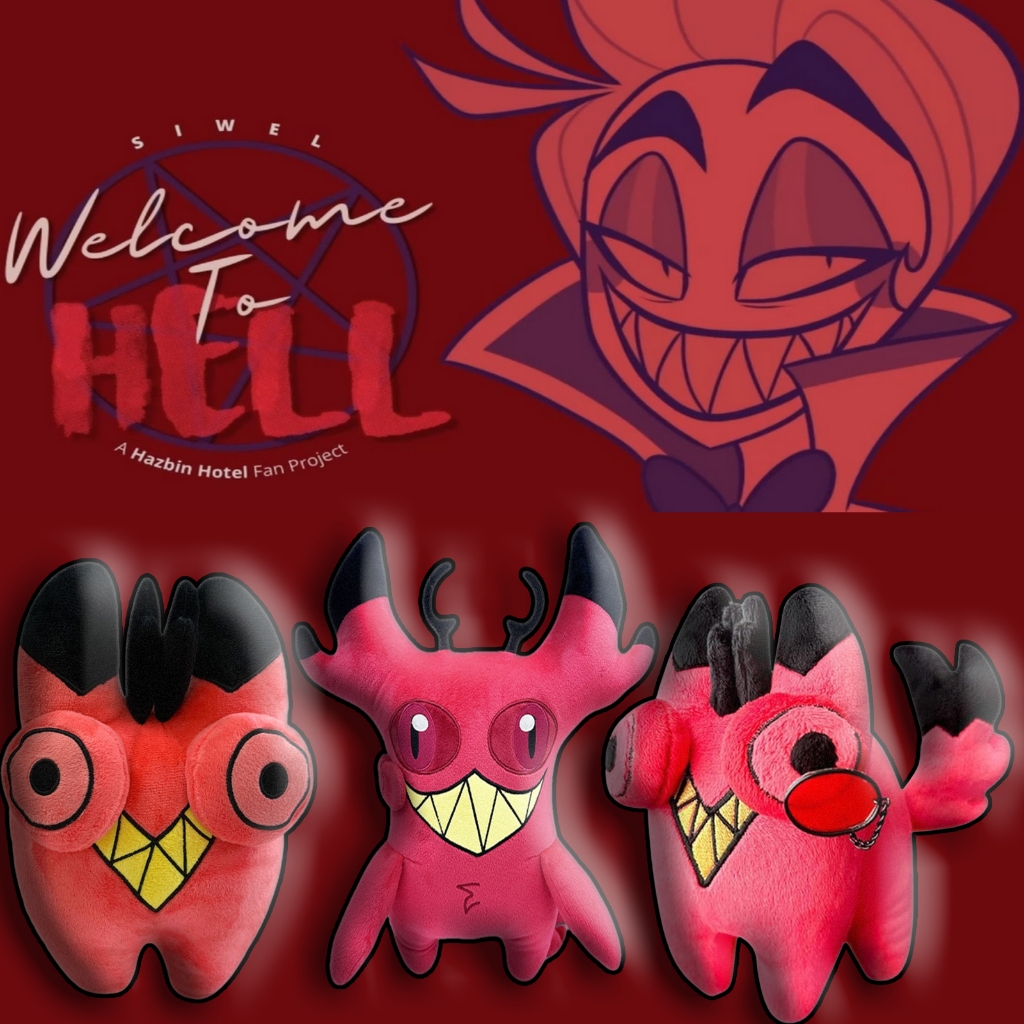 Alastor Cursed Cat Cosplay Hazbin Luxury Hotel Cartoon Mascot Soft ...