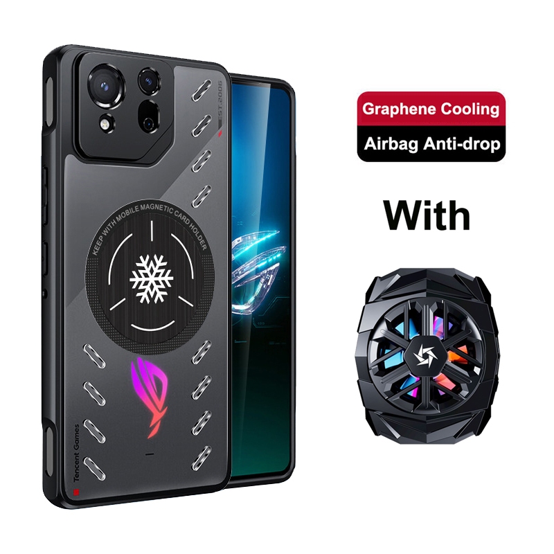 For Asus ROG 8 Pro Cooling Case For ROG 8 Graphene Aluminum Alloy Game ...