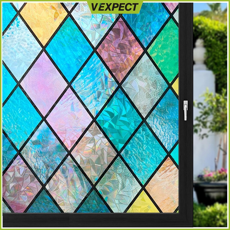 Rainbow Window Film Sticker 3d, Glass Film Sticker for Window Door ...