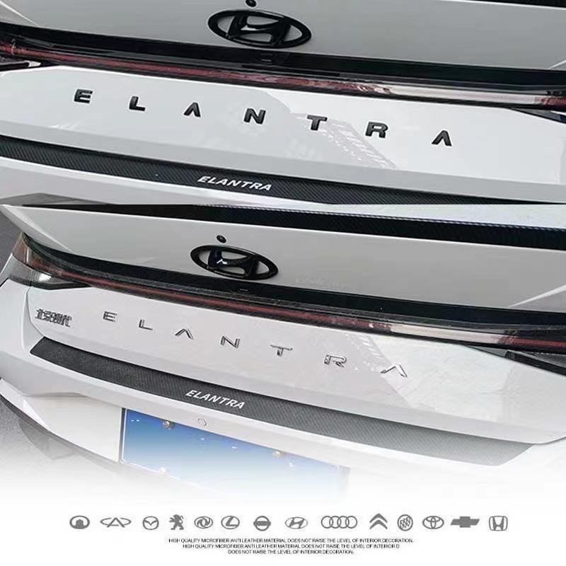 【Hyundai】NEW 3D Car Styling ABS ELANTRA Car Letter Logo Sticker Car ...