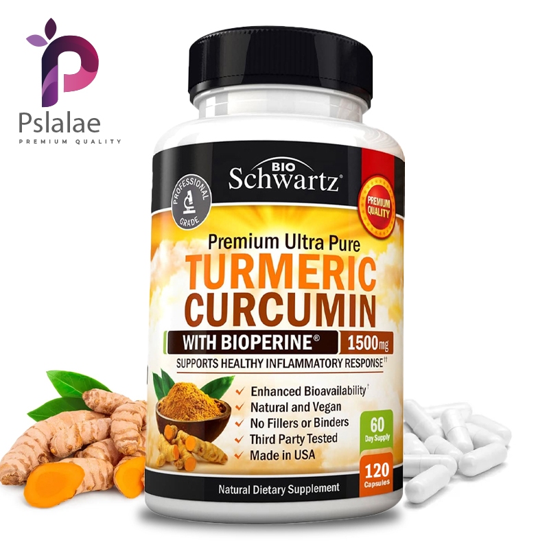 TURMERIC CURCUMIN | 120 Capsules | Improves brain function and memory ...