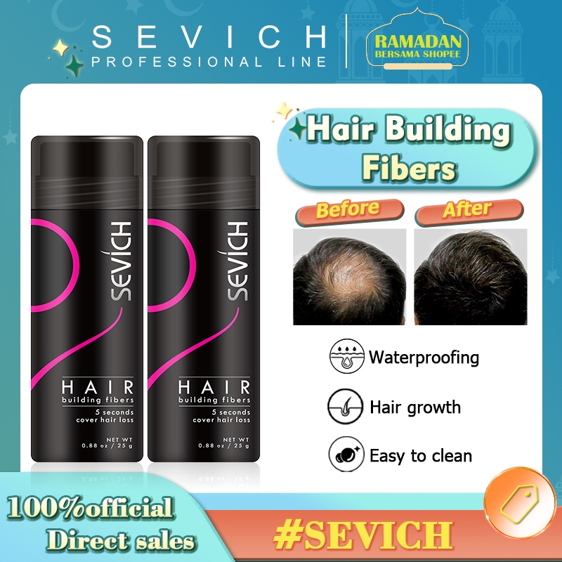 SEVICH Hair Building Fibers (25g) | Shopee Malaysia