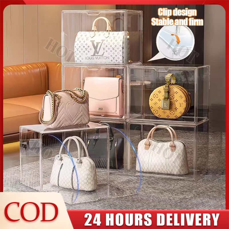 Acrylic Display Box Transparent Handbag Storage Box Storage Handbag ...