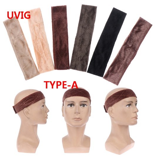 [[UVIG]] 1X Velvet Wig Elastic Hair Band Antiskid Fixed Wig Grip Band ...