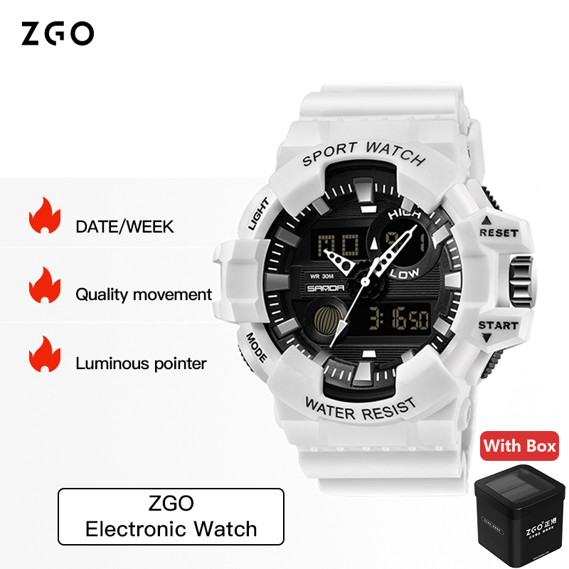 ZGO Watch Male Junior High School Students New Style Tactical Outdoor ...