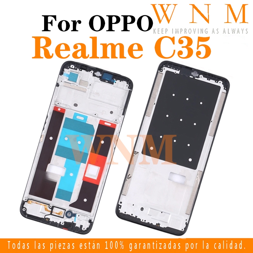 For OPPO Realme C35 Rmx3511 Screen front middle frame LCD Housing ...